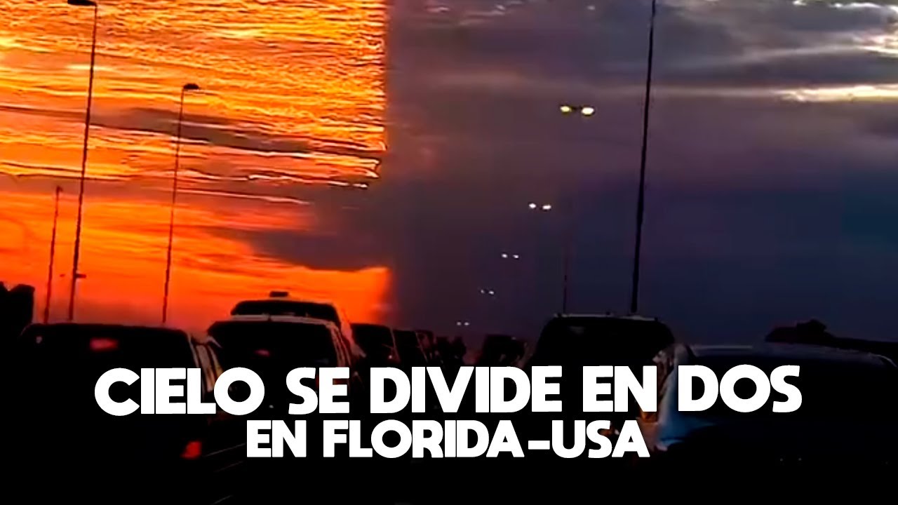 Cielo de Florida se 'divide' en dos y ofrece un espectacular efecto ...